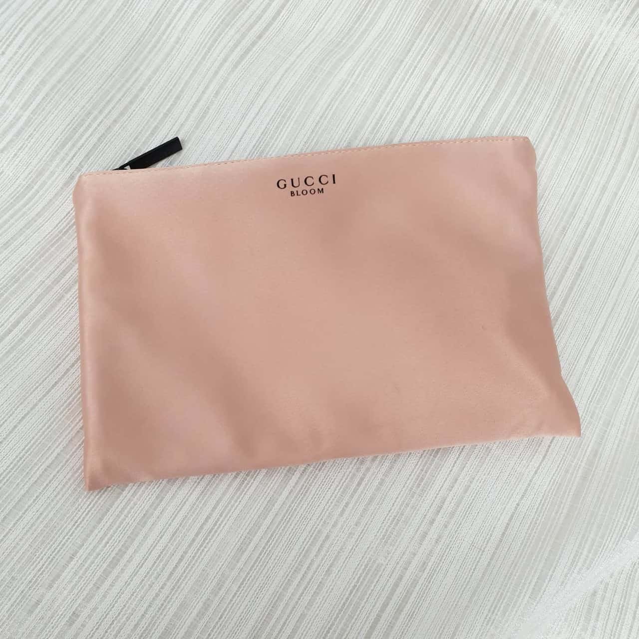 Gorgeous G Bloom Pretty Pink Satin Beauty Make-up / Linen Travel Bag ...