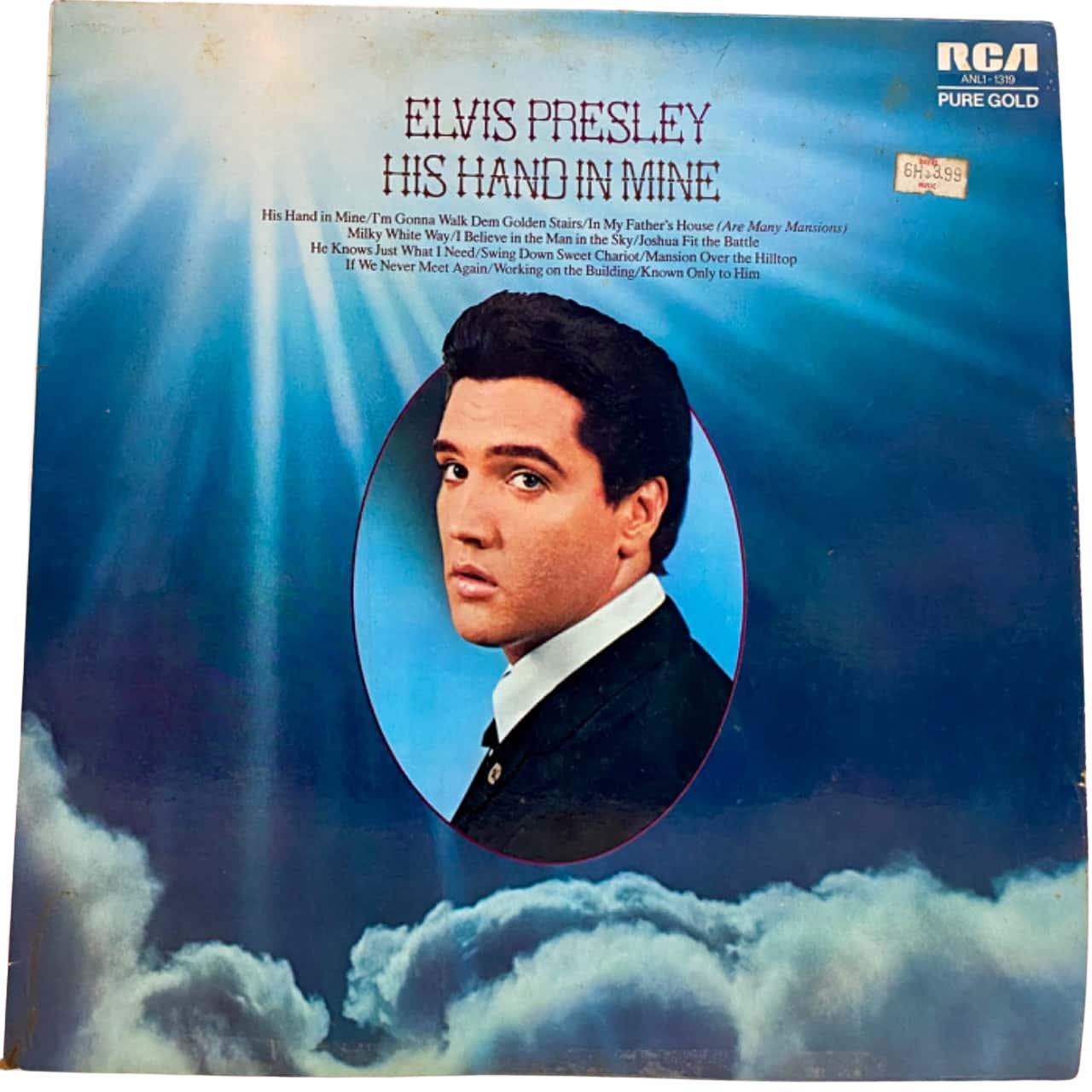 Elvis Presley His Hand In Mine