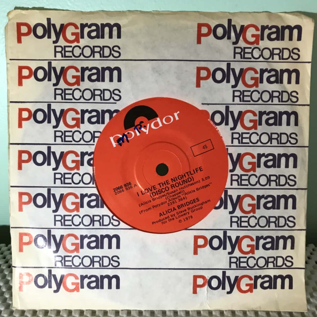 7” Vinyl Alicia Bridges I Love The Nightlife / Self Applause 70s Disco(s)
