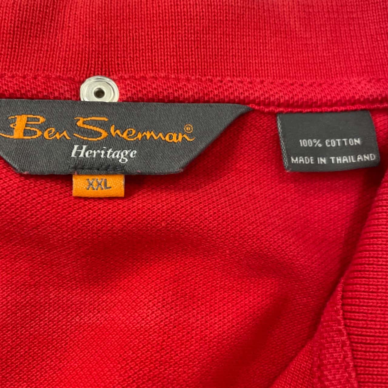 Ben Sherman T shirt Mens Size XXL Red (s)