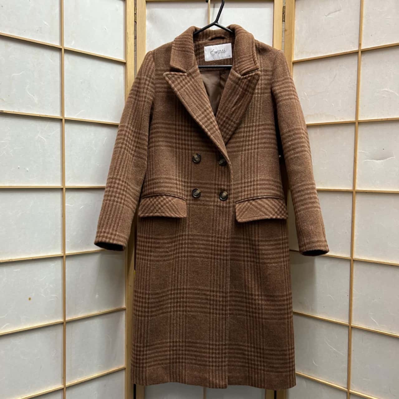 Women's Size Generous XS /Button Up / Winter Coat Brown / Other (s ...