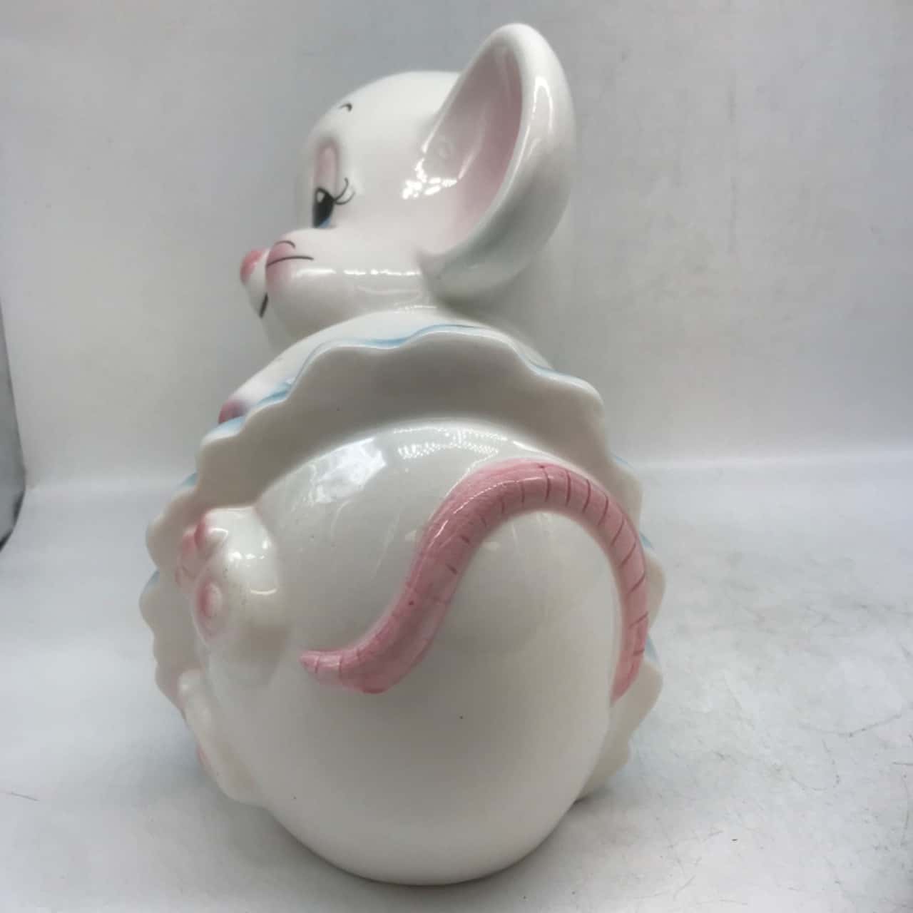 Vintage Large 1970s Ceramic Cute Mouse Money Box with Stopper Retro ...