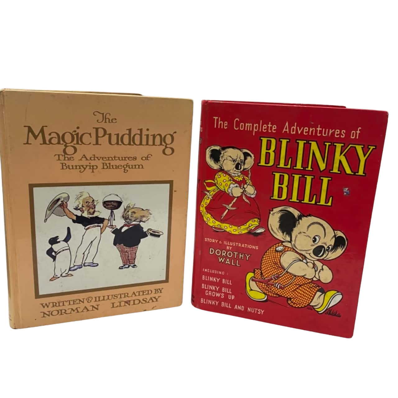 Blinky Bill and The Magic Pudding Hardcover Vintage Book Bundle ...