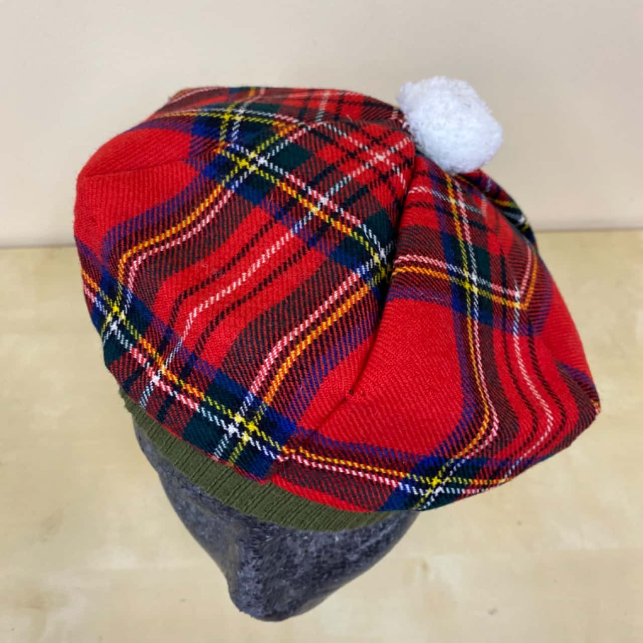 Scottish Wool Tam O’shanta in Royal Stewart Tartan(s)