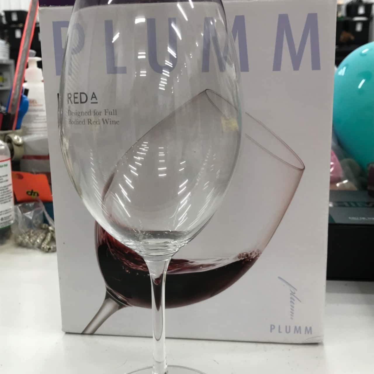 Plumm Quality RedA Wine Glasses set of 4 as NEW(s)