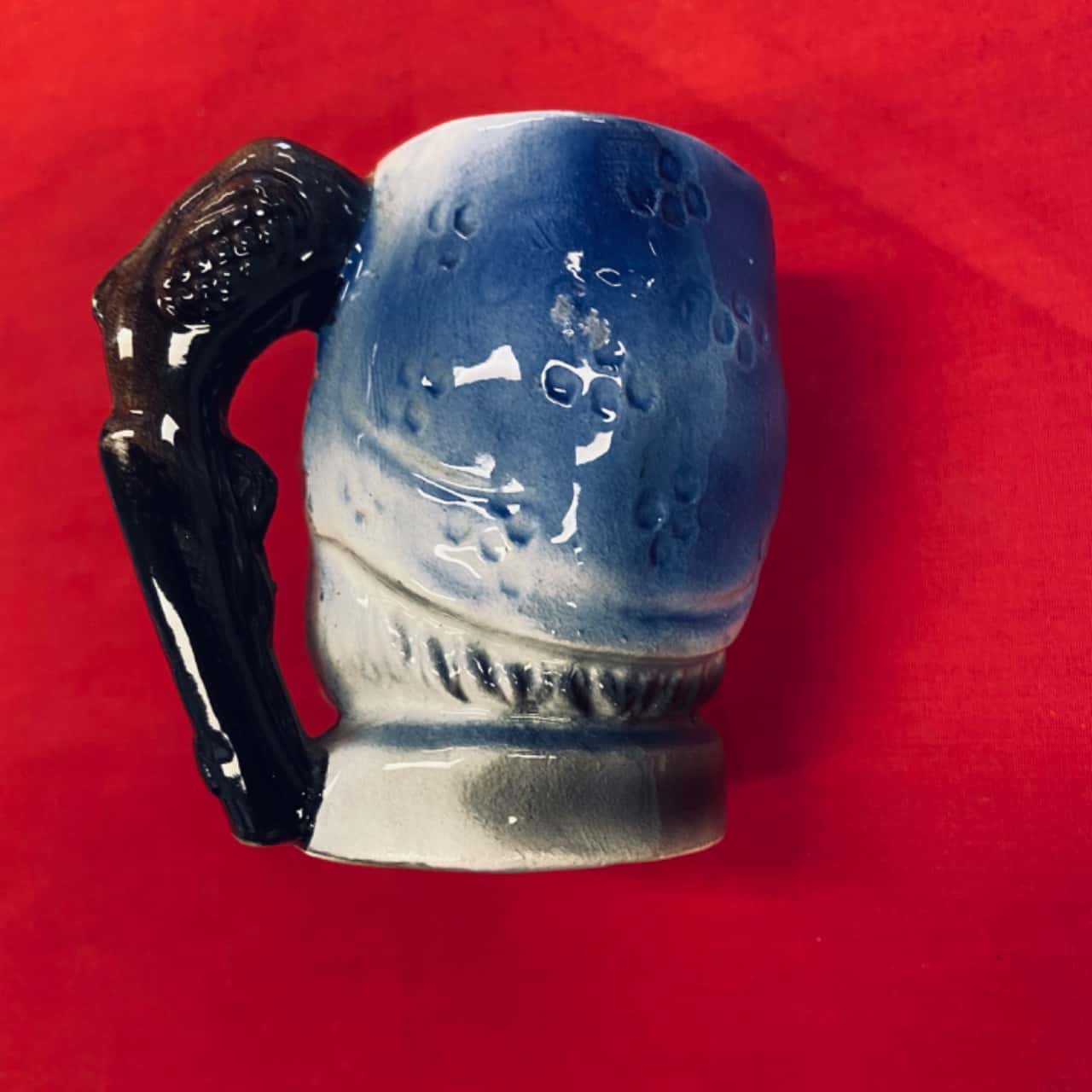 Vintage Toby Style Pirate Face Pottery Stein