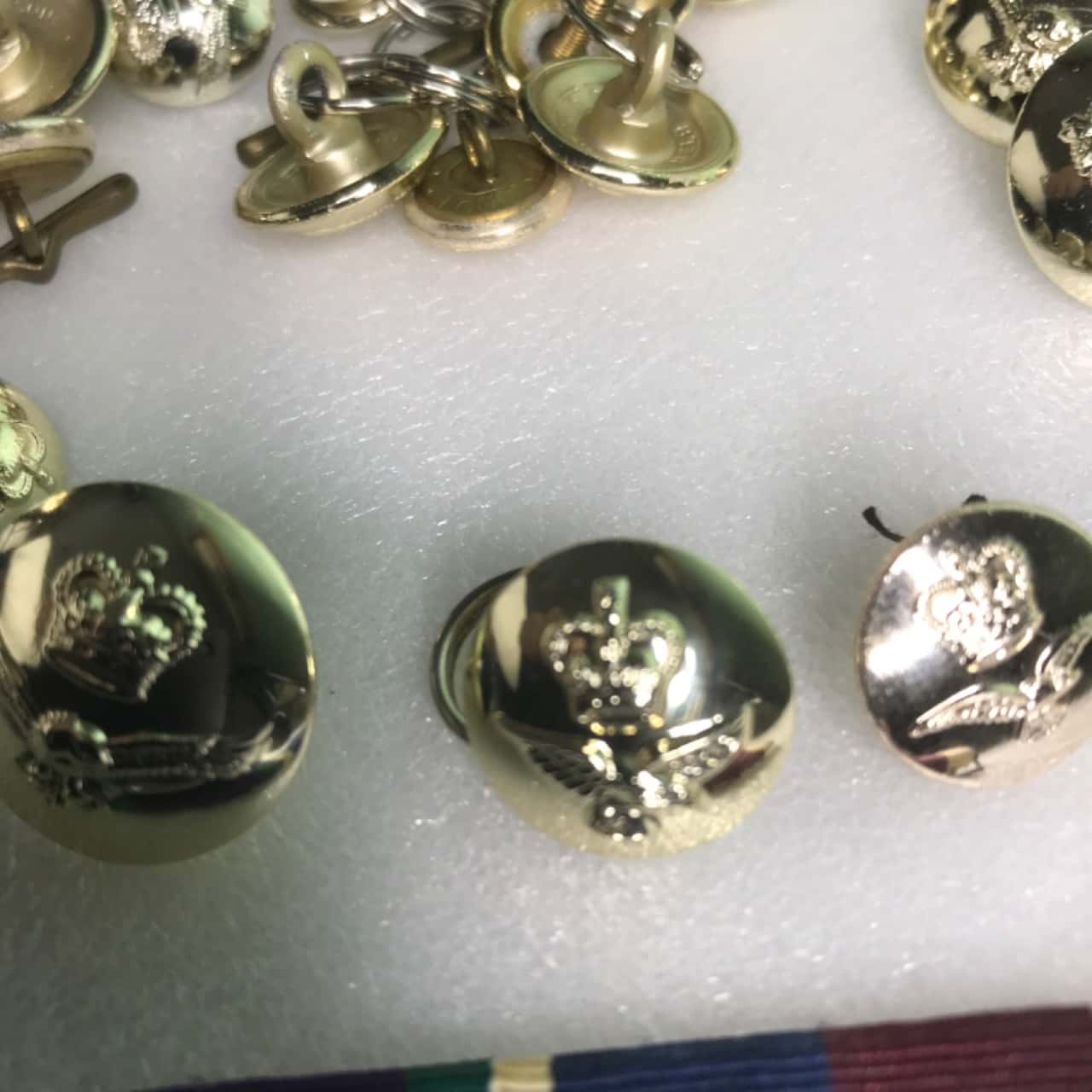 50 Vintage Authentic Air Force Military Buttons Various Sizes Gaunt ...