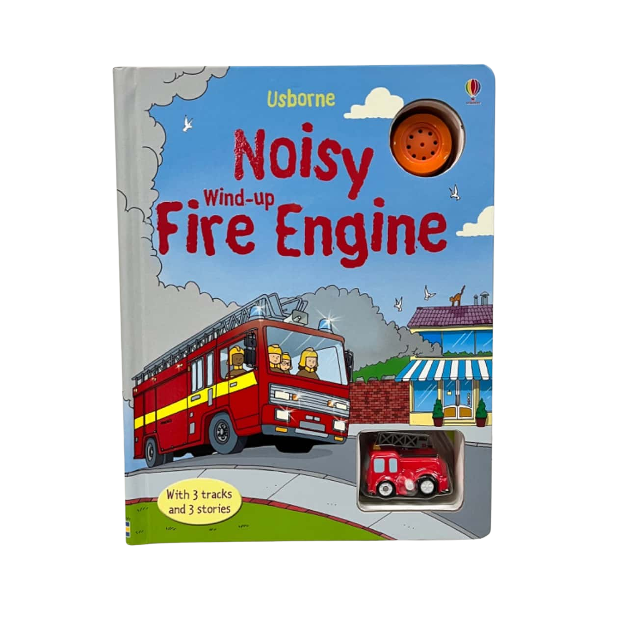Usborne 'Noisy Fire Engine' Book with Toy Fire Engine(s)