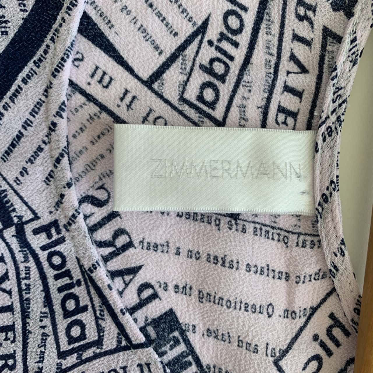 Zimmermann Size 1 Graphic Singlet