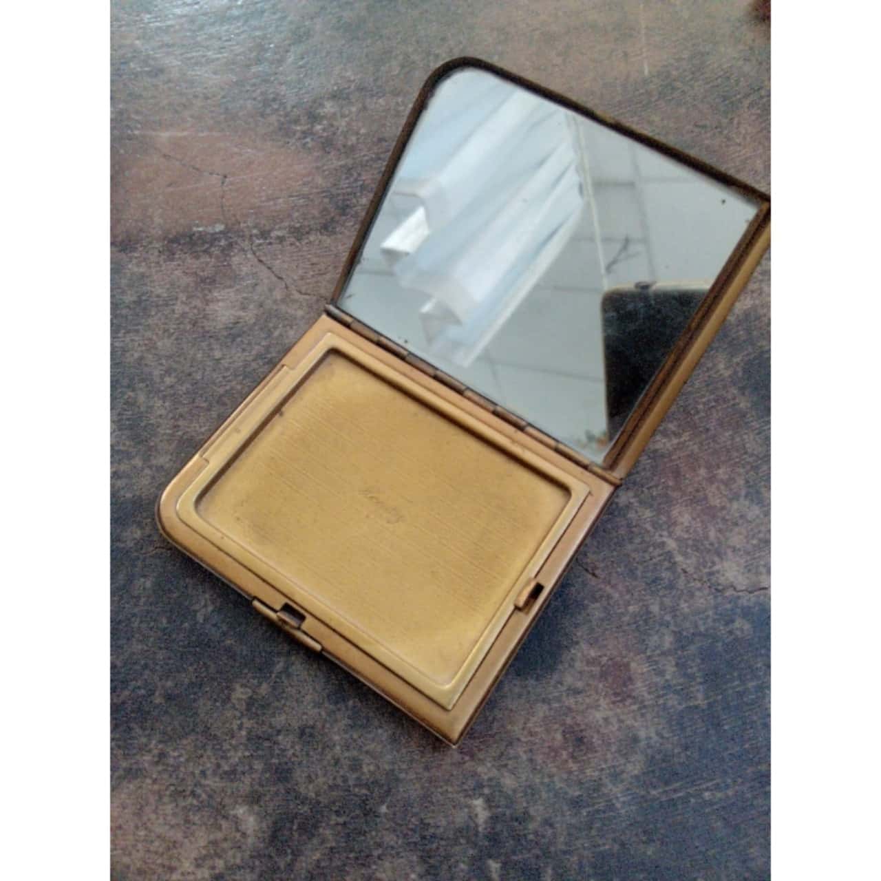 Beautiful Vintage Art Deco Handley Compact Case - Ballerina - Marcasite?(s)