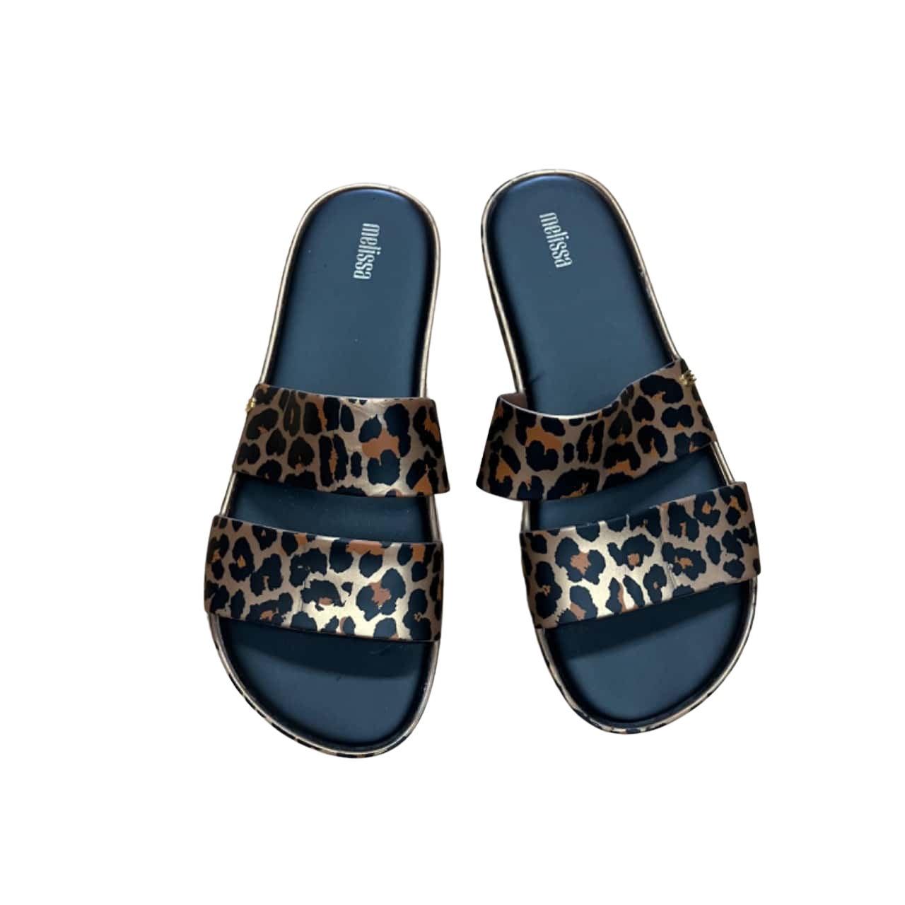 Melissa Leopard Flat Sandal Size 10 BNWT(s)