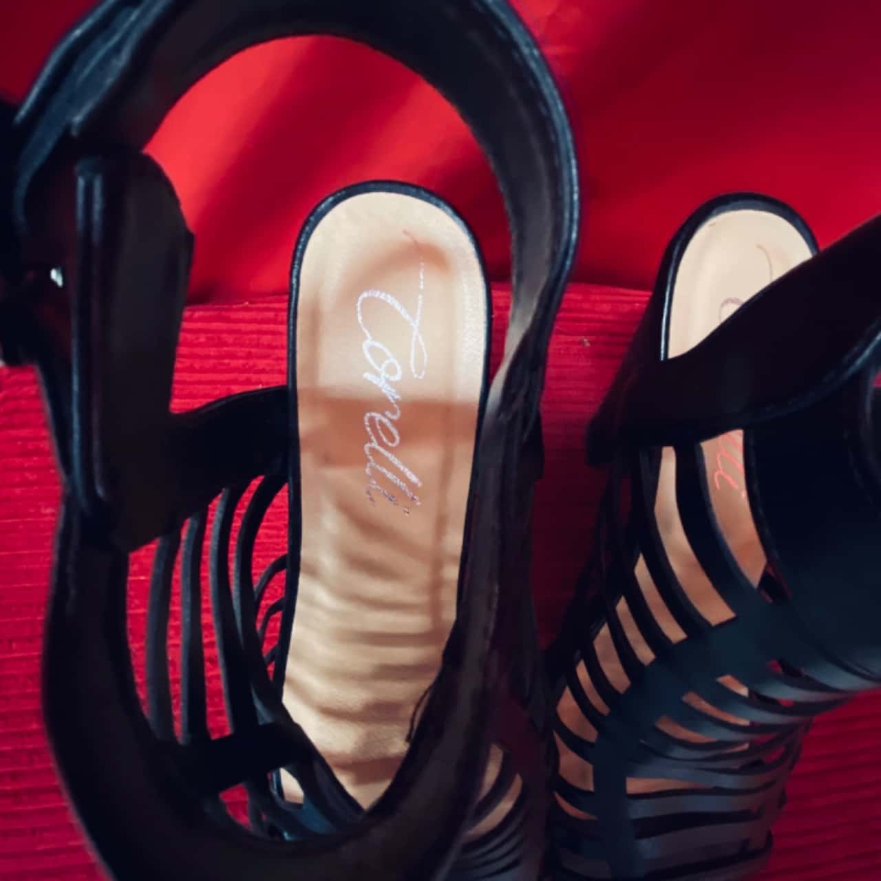 Corelli Womens Size 8 Black Lucie Dress Sandal(s)