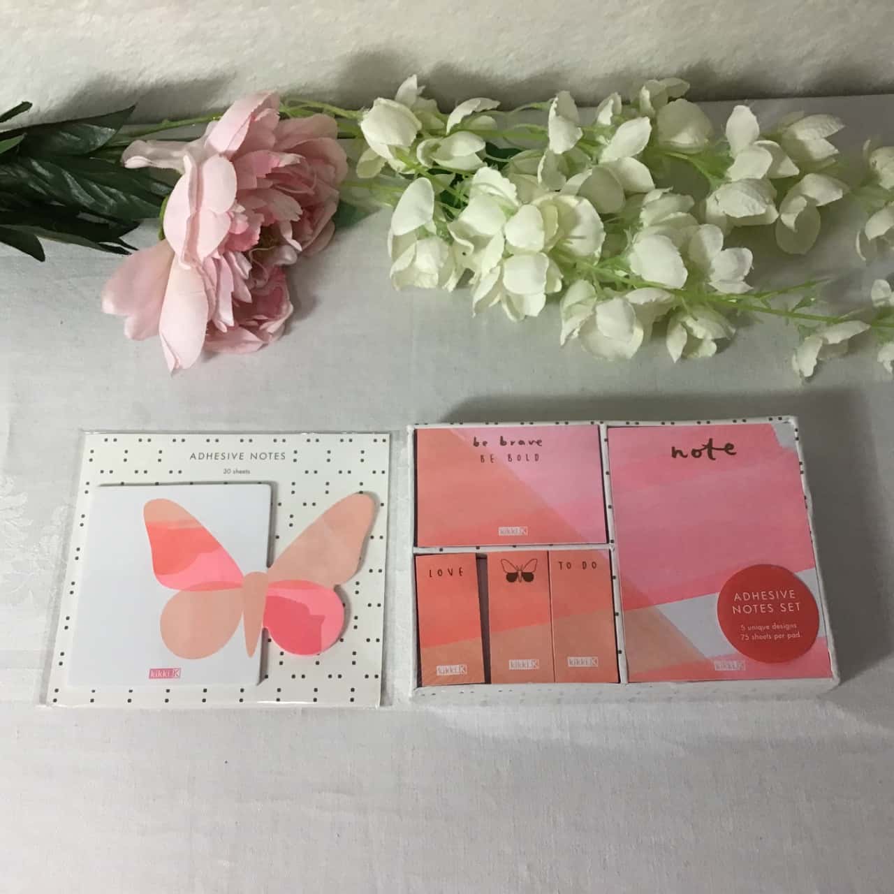 Kikki.K Adhesive Notes and B5 Printed Notepad (new)(s)