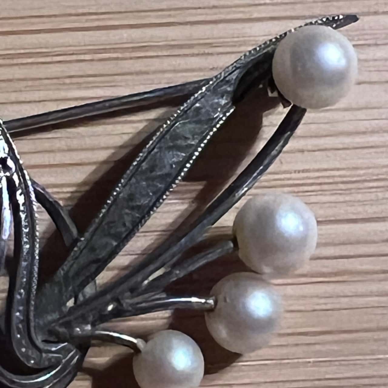 Vintage Sliver & Pearl Brooch(s)