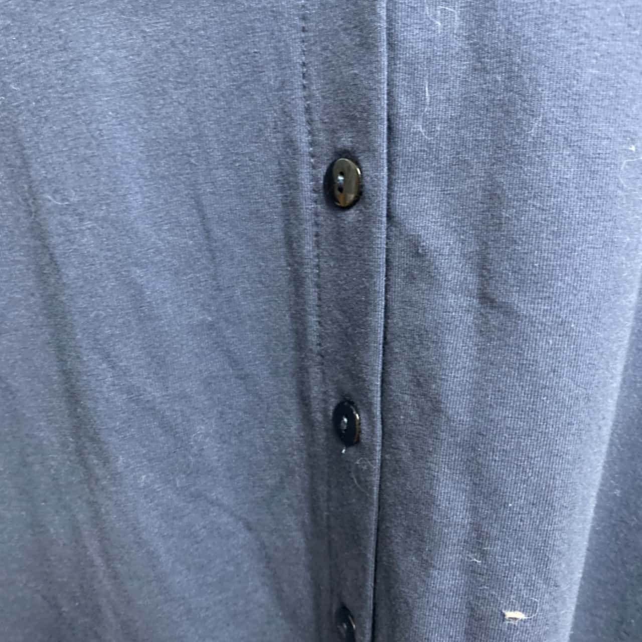 Black Friday Womens Size 18 Short Sleeve Shirt Blue / White