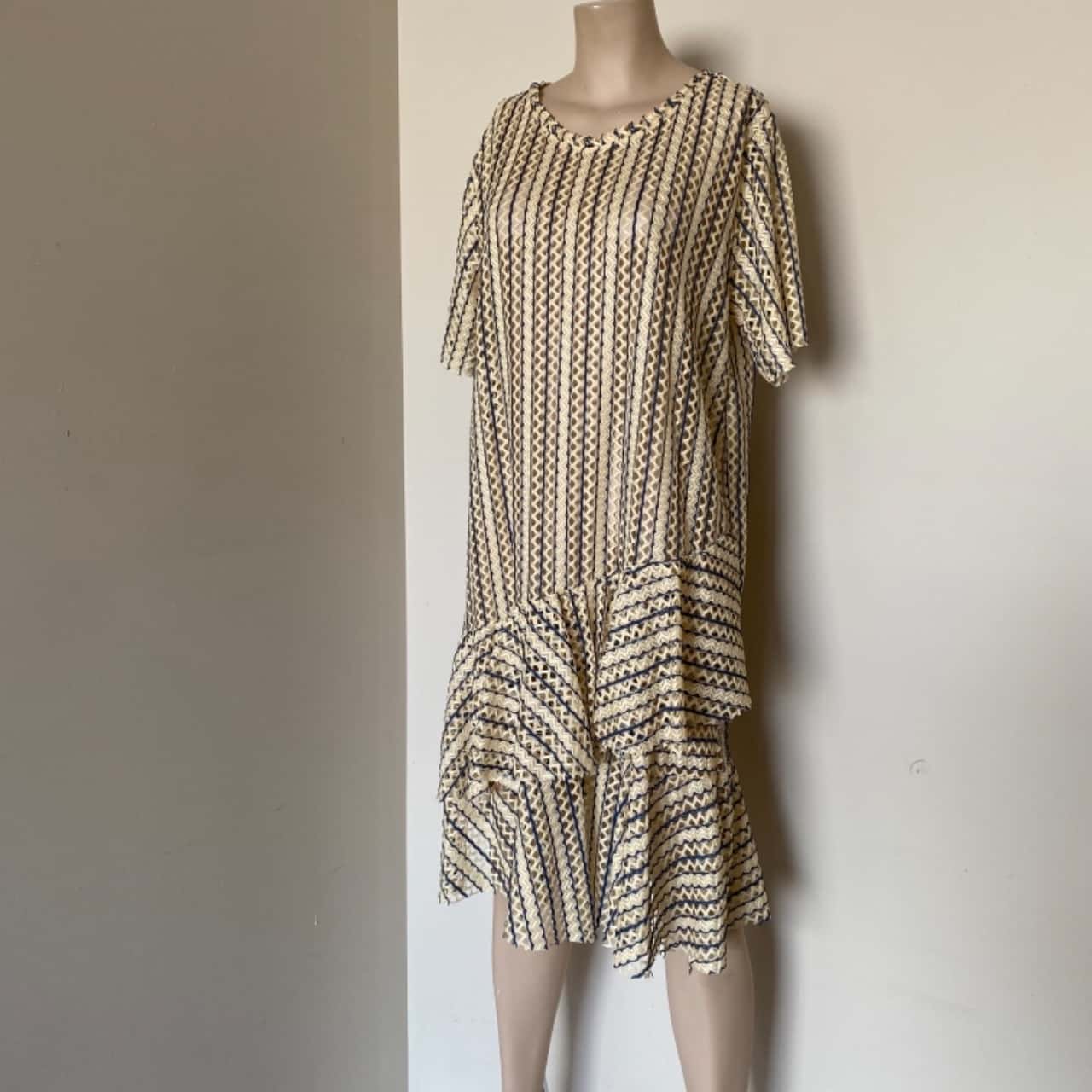 Zara W/B Collection Netted Ruffle Dress(s)