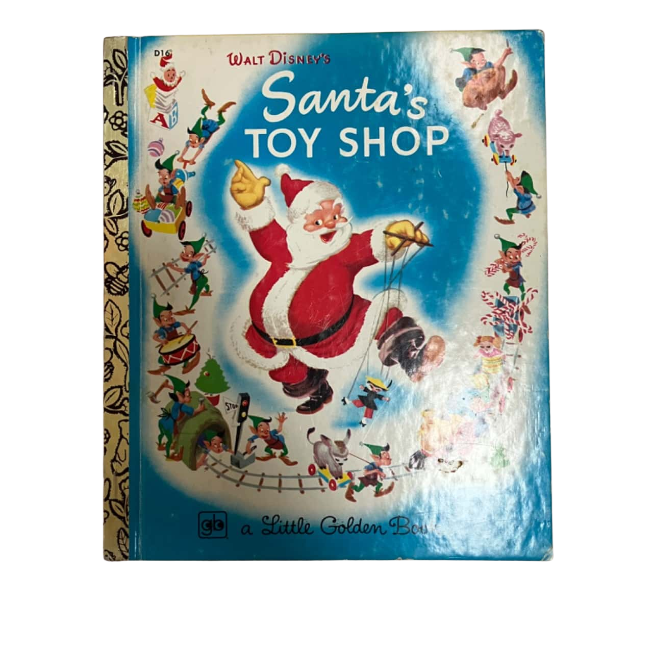 Vintage 1976 Walt Disney’s Santa’s Toyshop Little Golden Book