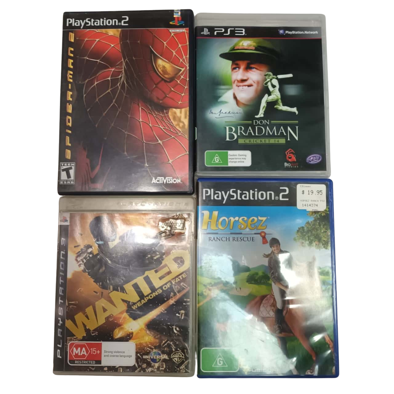 PS2 & PS3 Games Collection - Pack of Four(s)
