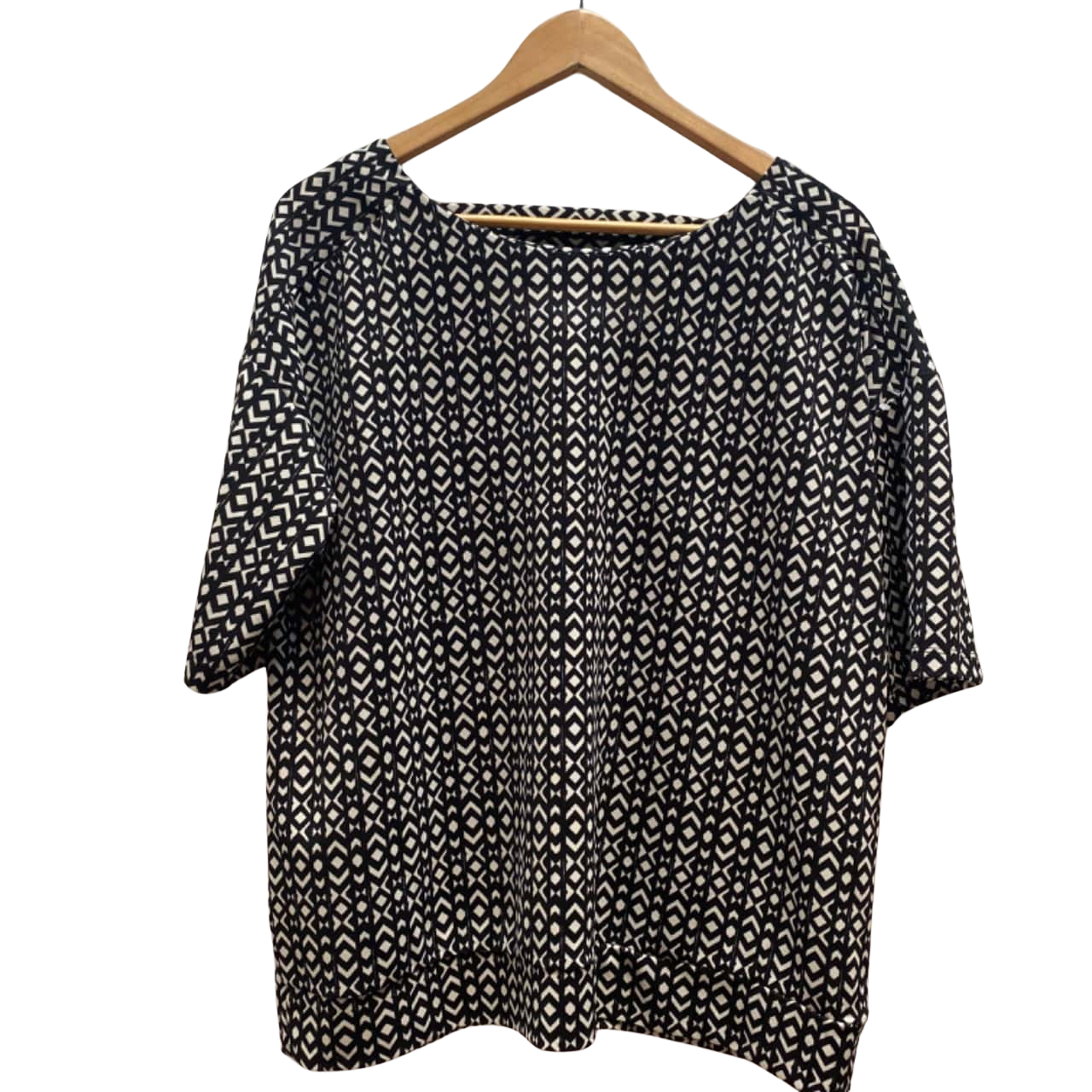 NEXT Womens Black Pattern Shirt