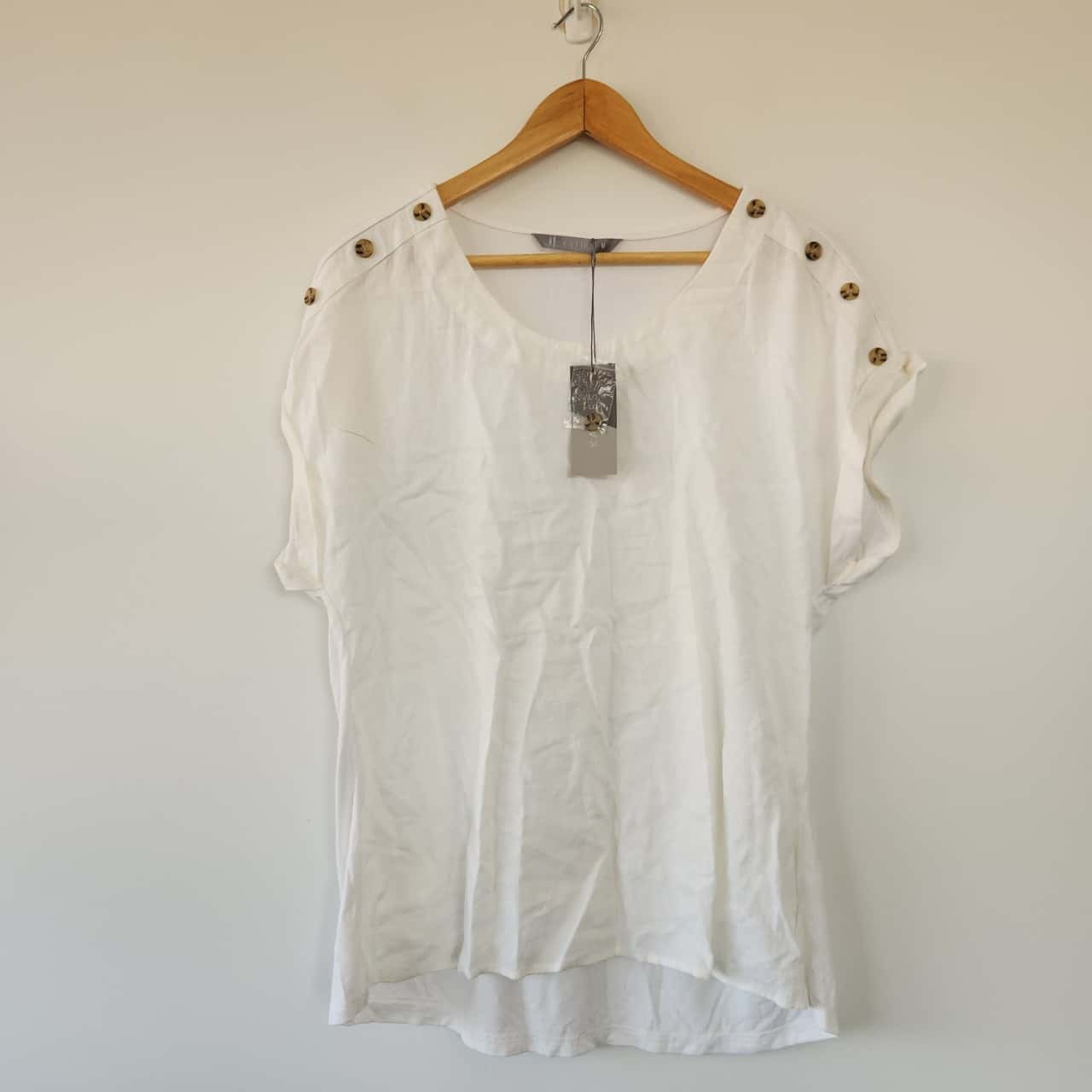 Katies White Top Size 10 / M
