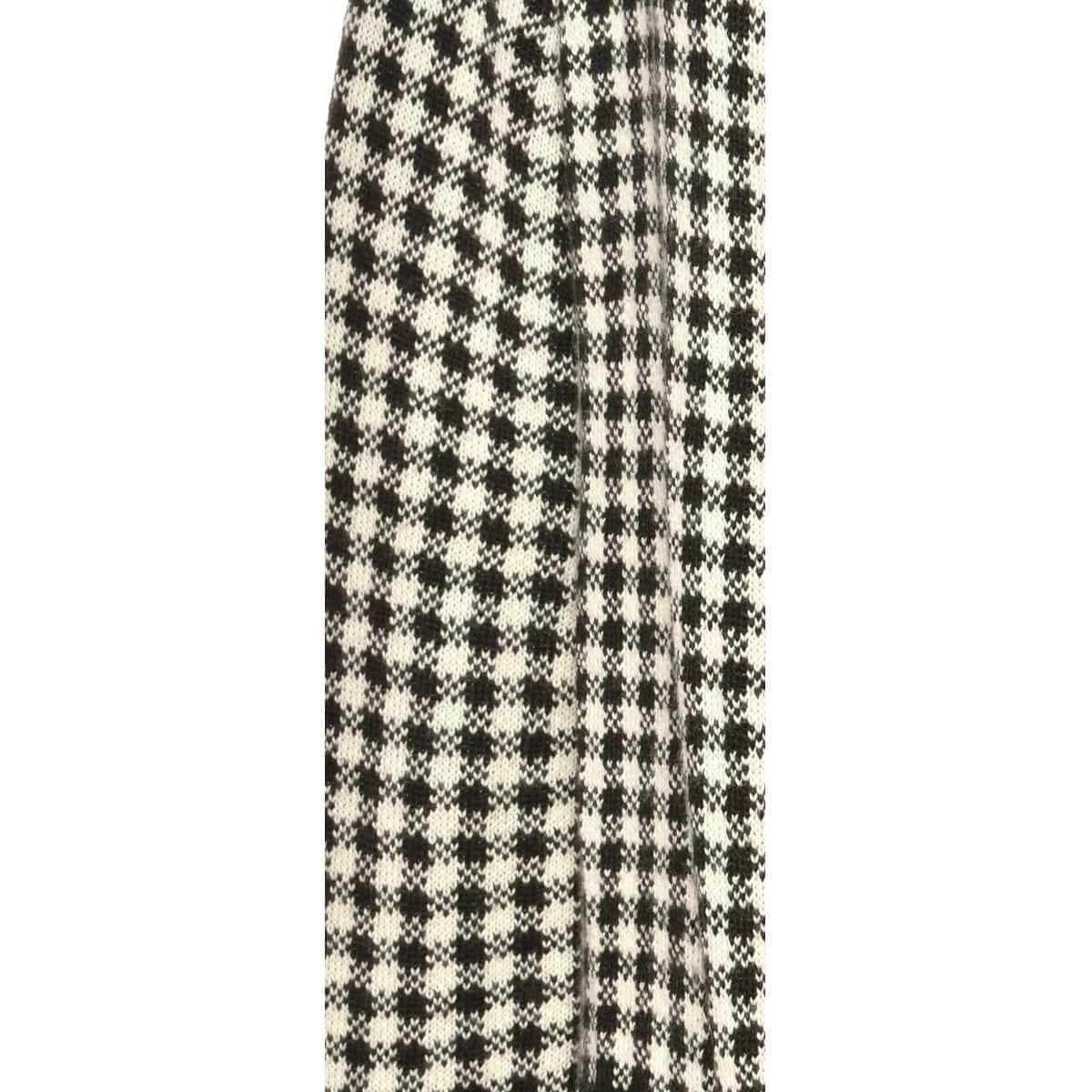 Cocogio Women's Size L Wool Blend Long Line Open Cardigan Black & White ...