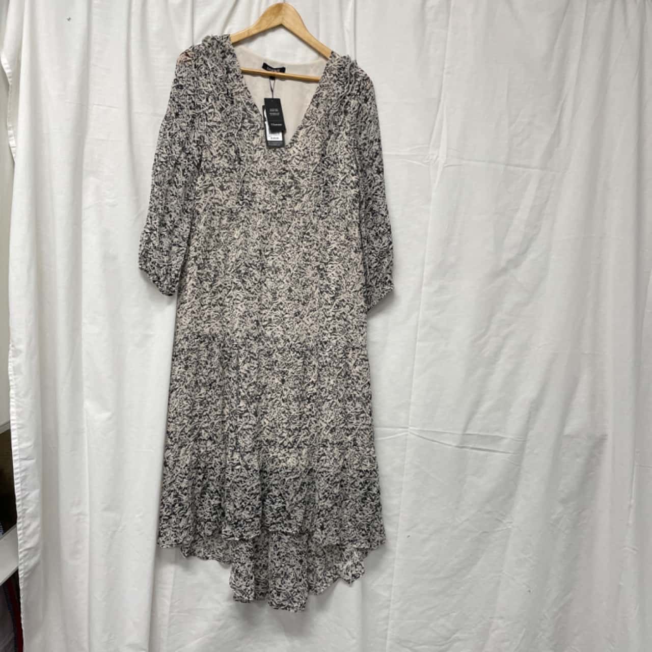 Basque Womens Dress Size 8 BNWT Black/Cream (s)