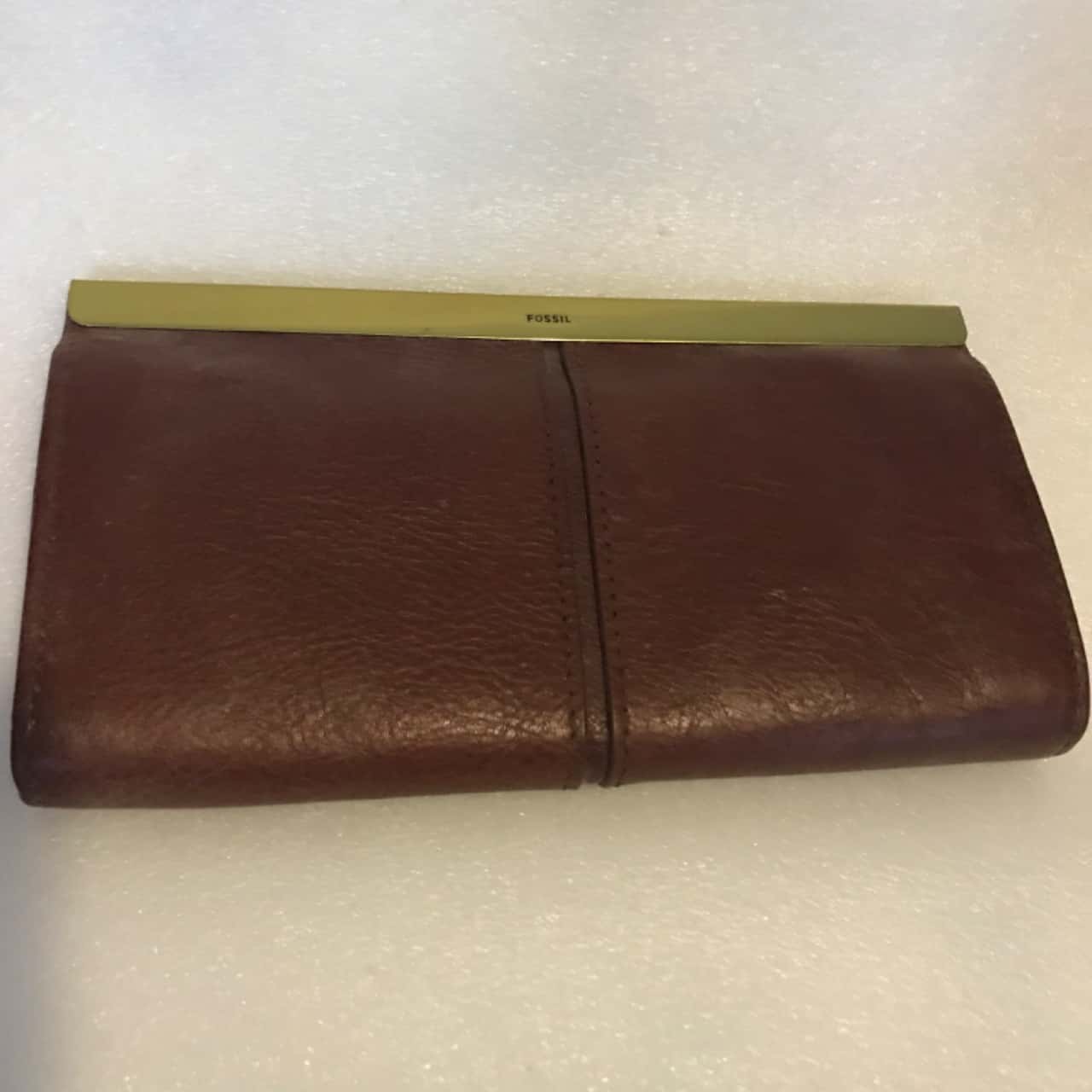 BNWT Fossil Womens Purse Maroon RRP $169-1724346