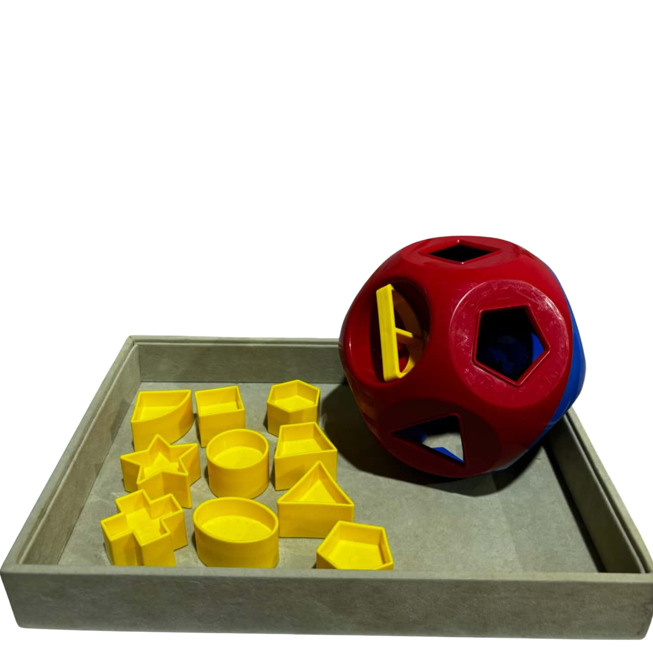 Vintage Look Tupperware Shape O Ball Sorter Toy Complete Set with 10 ...