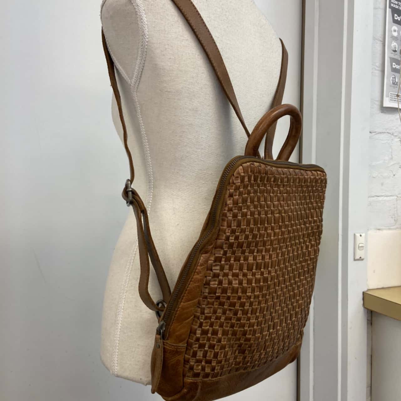 Rugged Hide brown leather Backpack (s) - New Without Tags | Salvos Stores