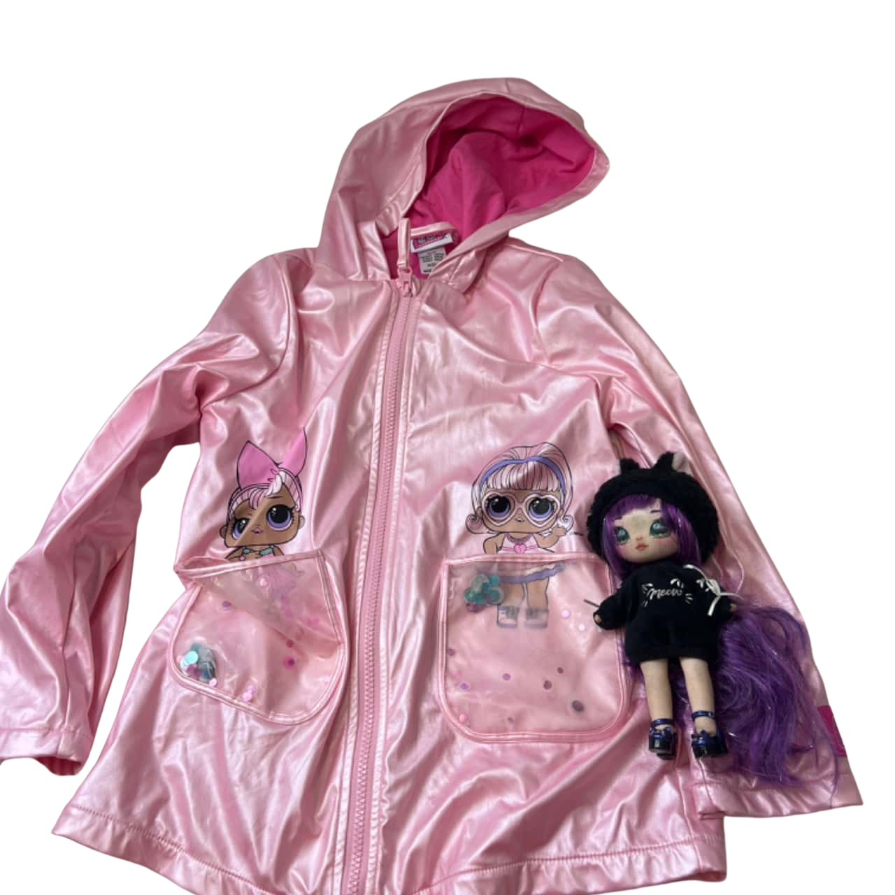Lol surpise Size 8 Jackets Pink with doll(s)