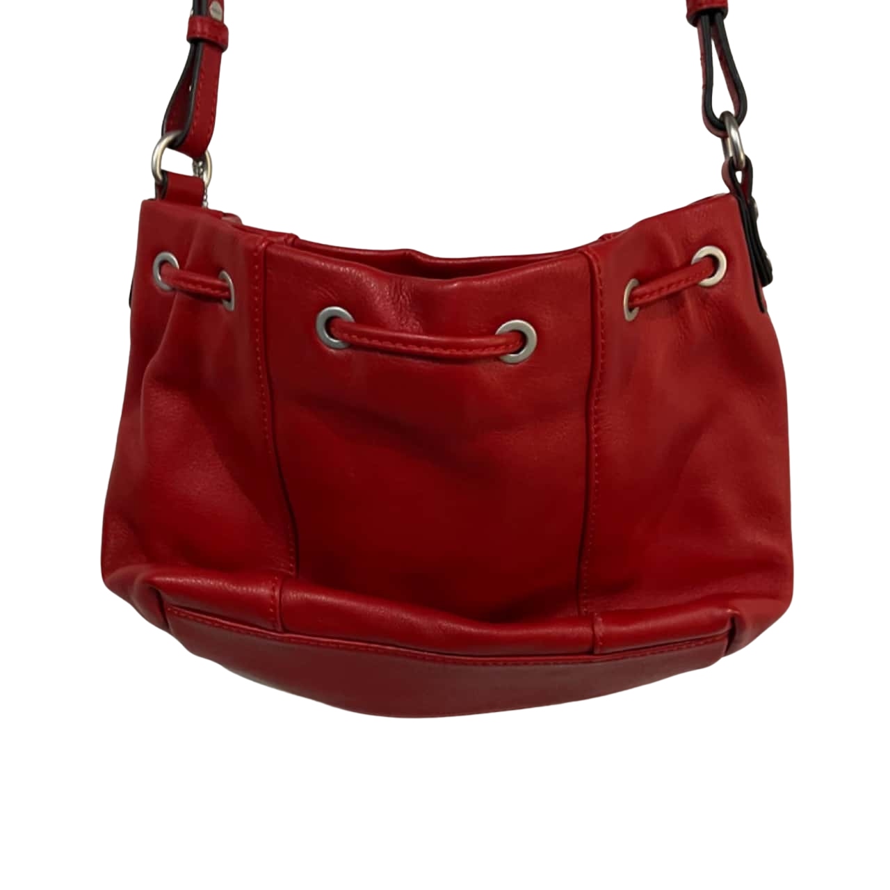 Lily Rose Leather Shoulder Bag Red (s) - Used Very Good | Salvos Stores