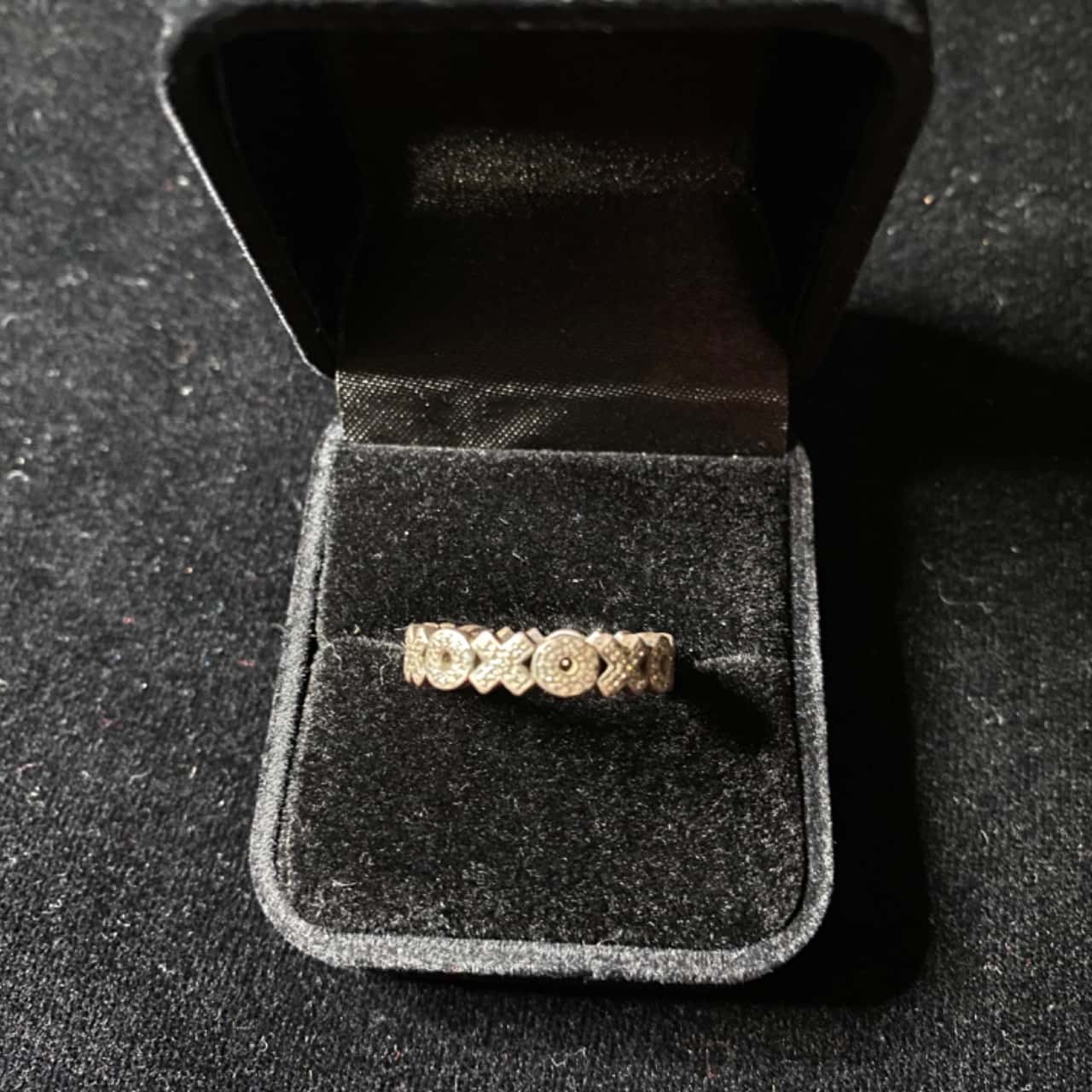 Pandora Silver 'XO' Ring 925(s)