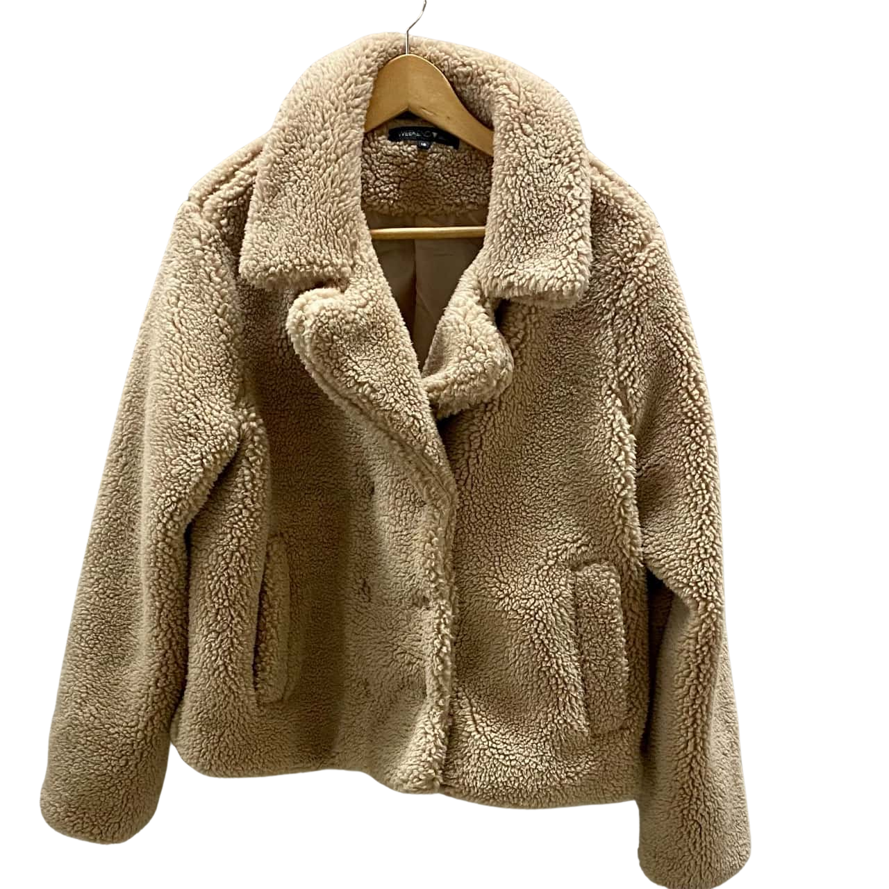 Weekend Vibes Size 16 Winter Jacket Beige - Incredibly Thick & Warm! So ...