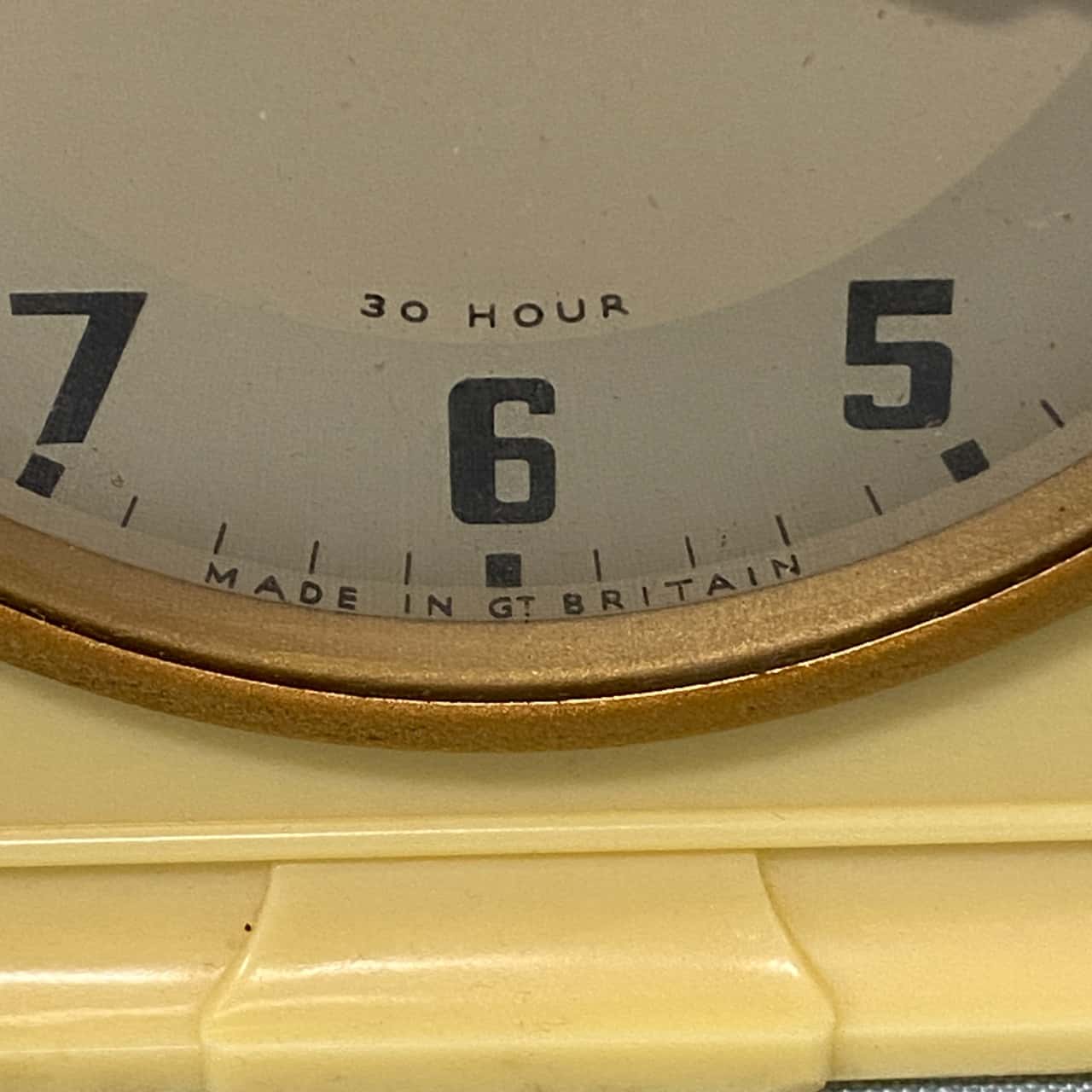 Smiths Bakelite Yellow Mantle Wind Up Clock(s)