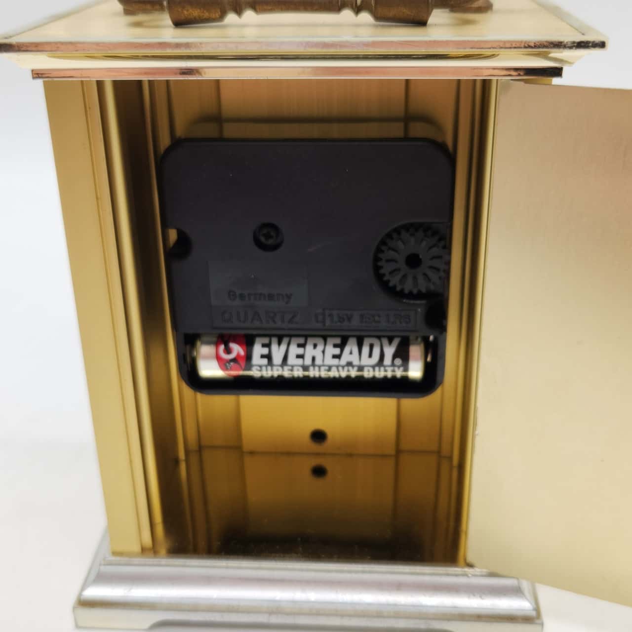 vintage prestige quartz west germany carriage desk clock(s)