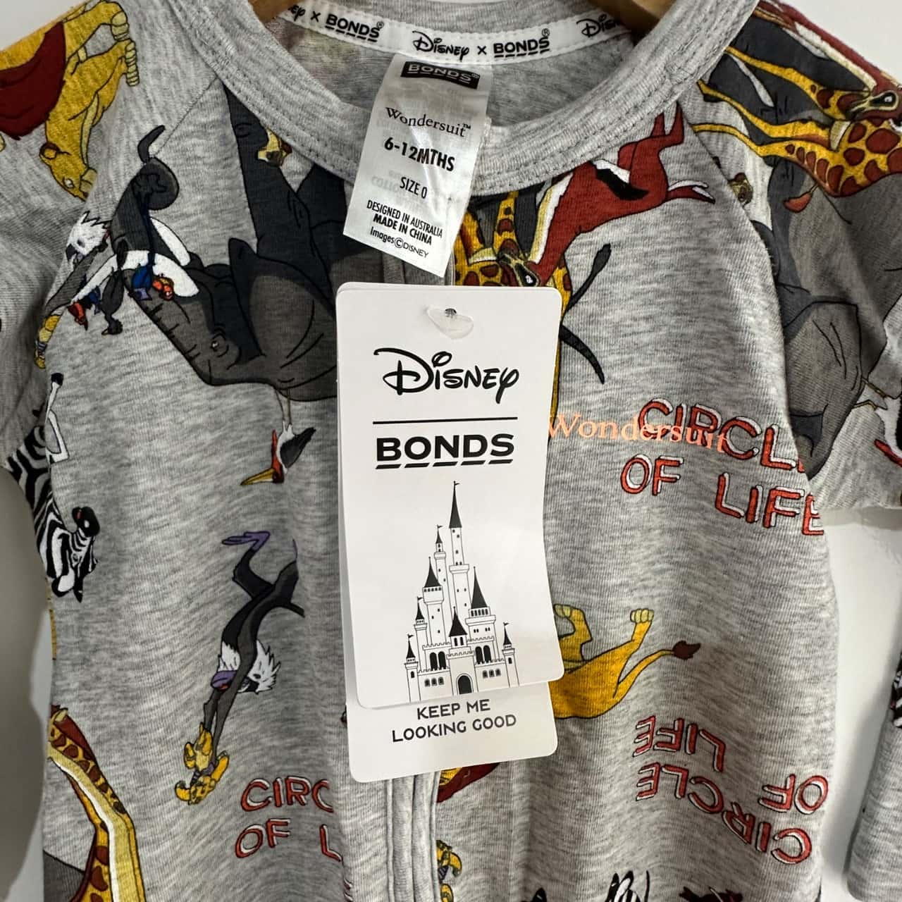 Disney x Bonds ‘Circle of Life’ Wondersuit Size 0 (s)