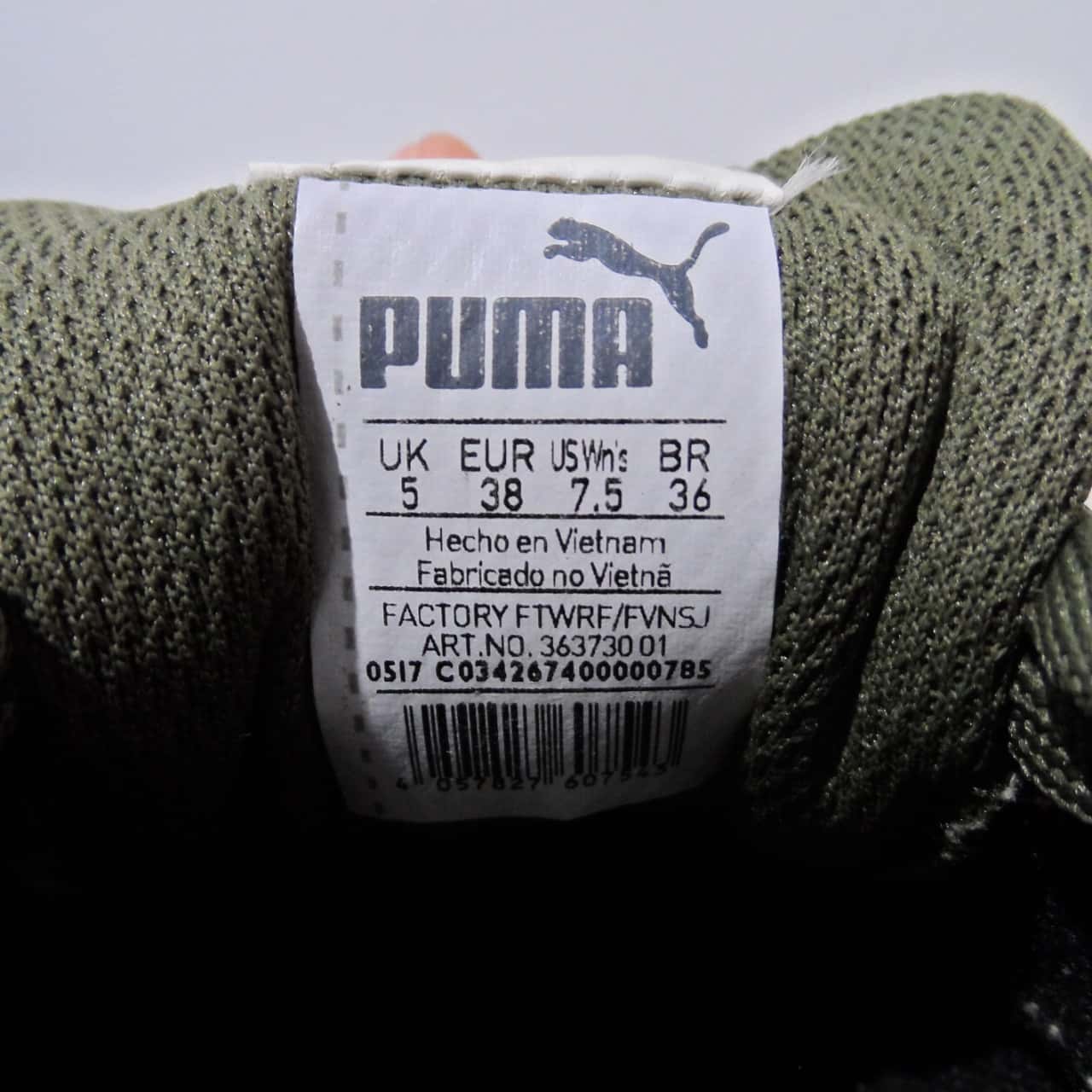 Puma Women's Olive Green 'Vikky Platform' Shoes