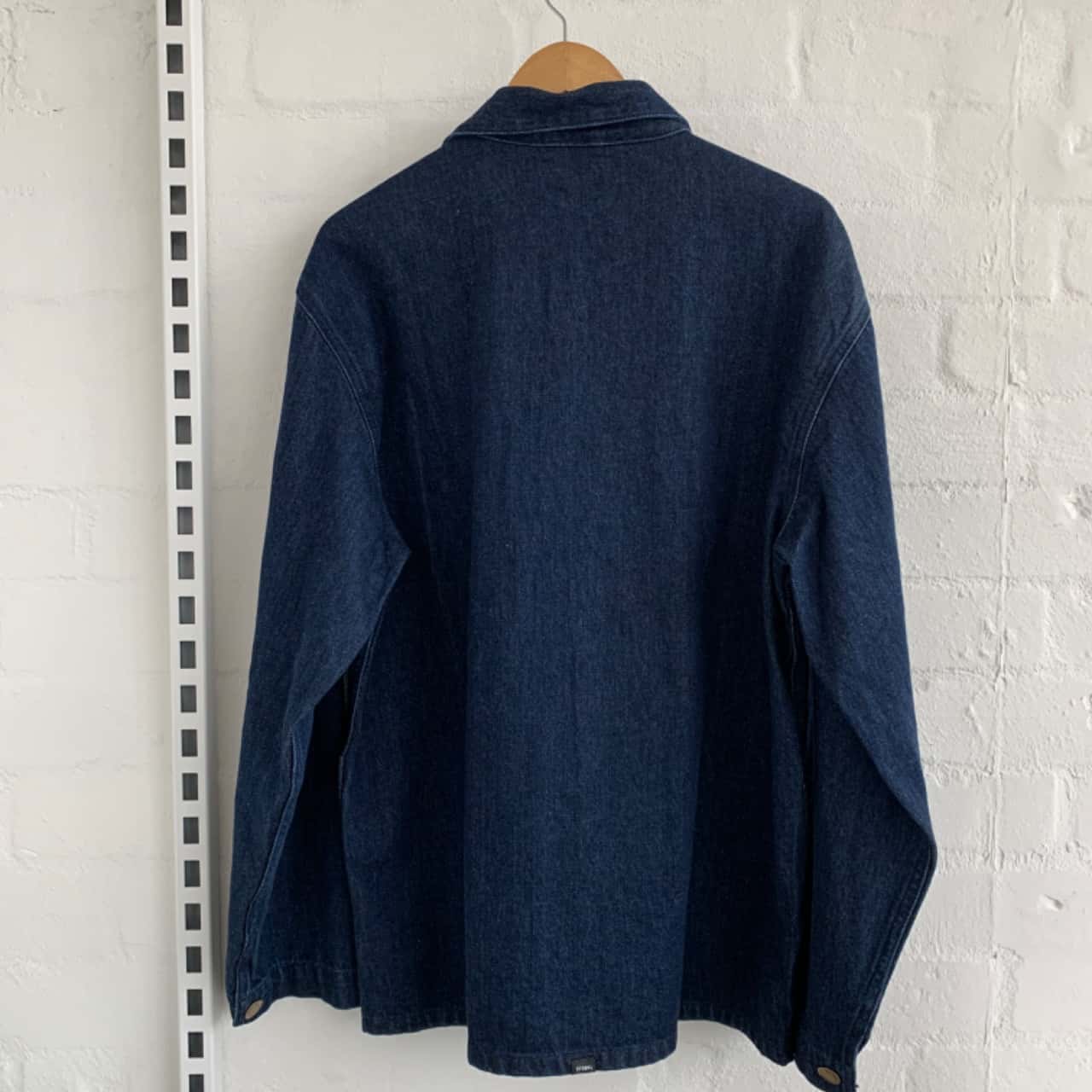 Thrills Men’s XL Navy Blue Denim Jacket (s)