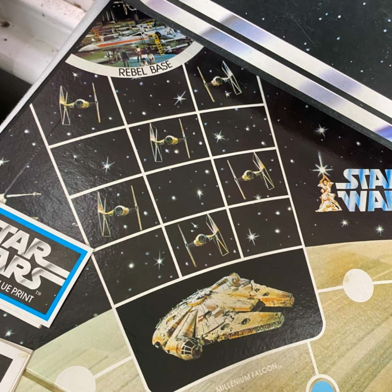 1977 Star Wars Escape The Death Star Game Complete