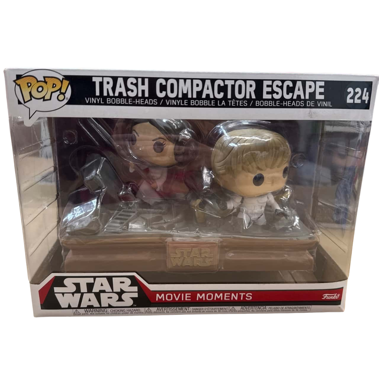 Funko Pop! Star Wars Set: TRASH COMPACTOR ESCAPE - Movie Moments #224 ...