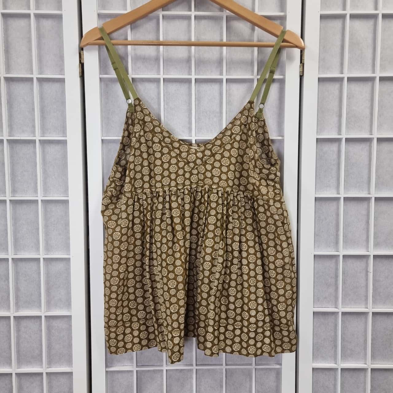 Lee Mathews Silk Blend Patterned Cami - Size 1(s)