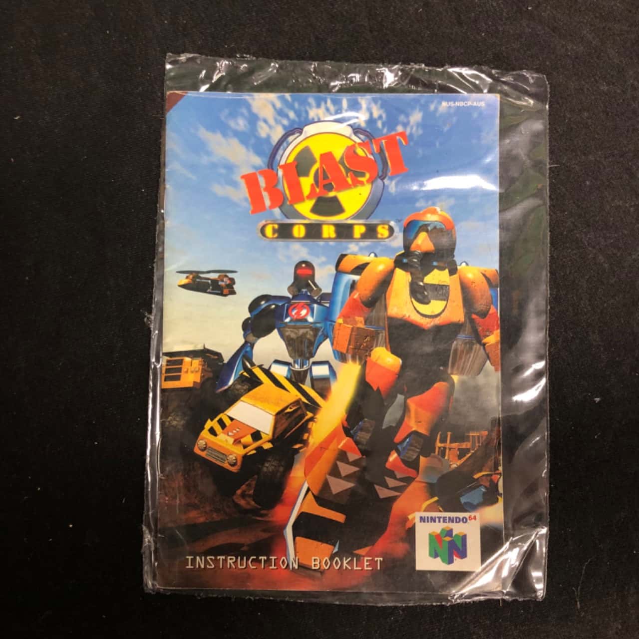 BLAST Corps Nintendo 64 Instruction Booklet