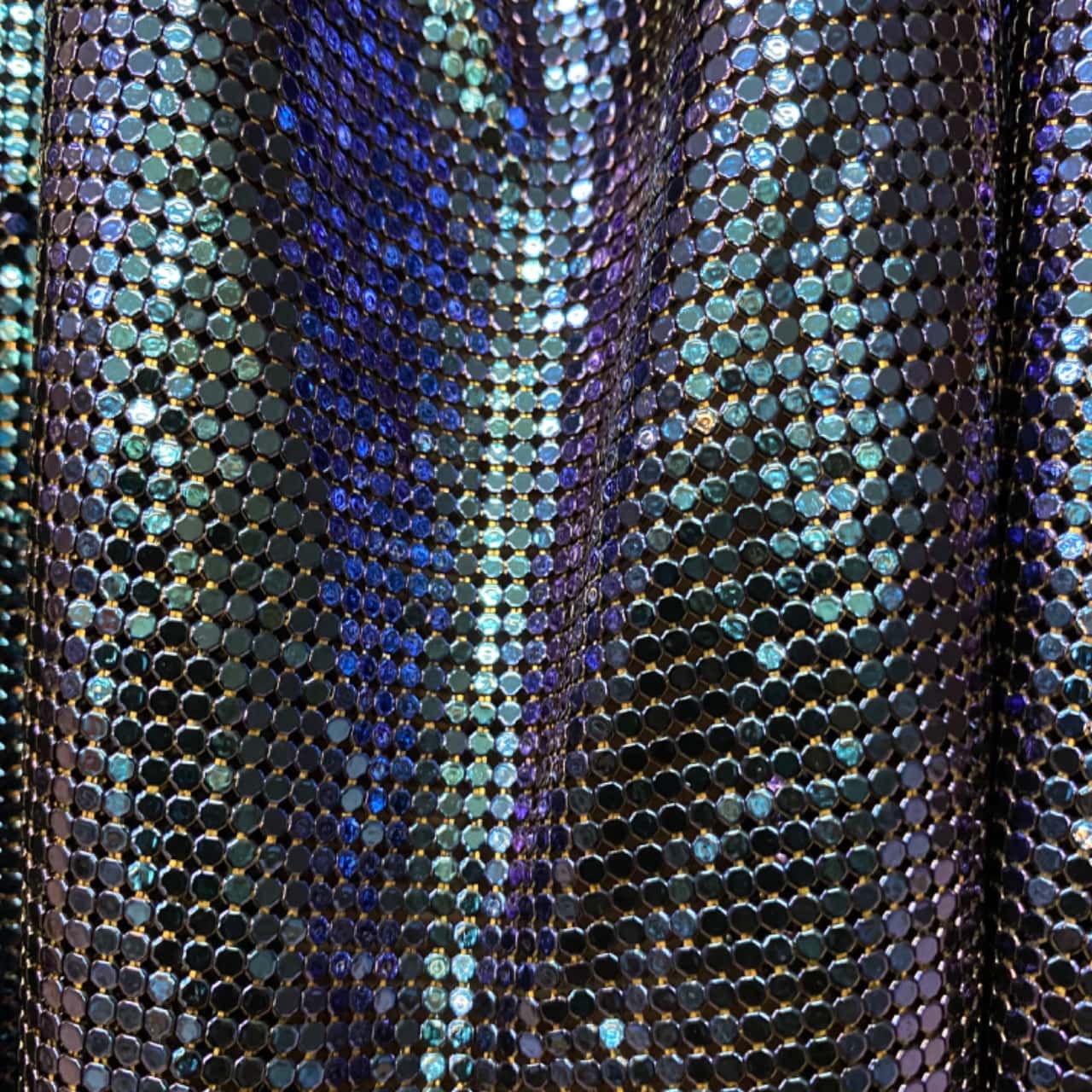 Womens Blue/Purple Metal Mesh Top(s) - Used As New | Salvos Stores