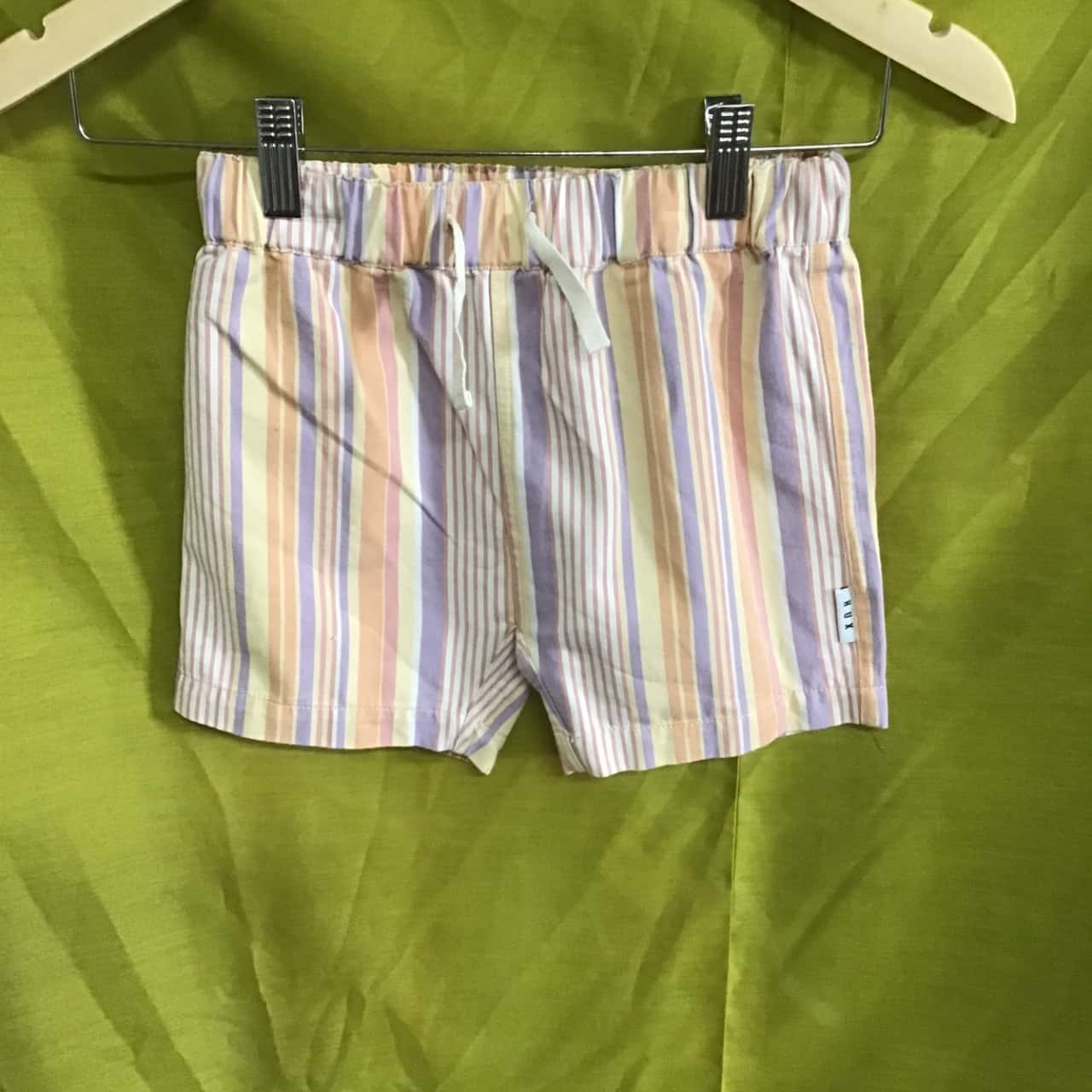 UX, Kids ,Size 6, Shorts, Cream,Tan, / ,Pink, /, Purple