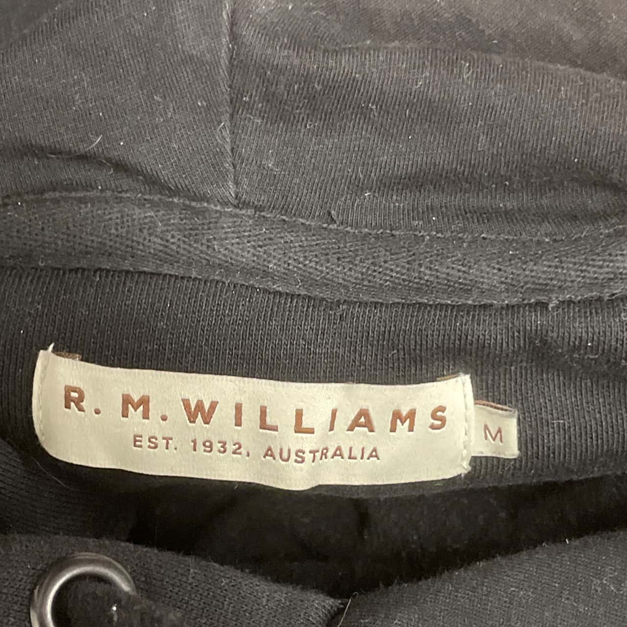 R.M. Williams Unisex Size M Jumper/Hoodie Black