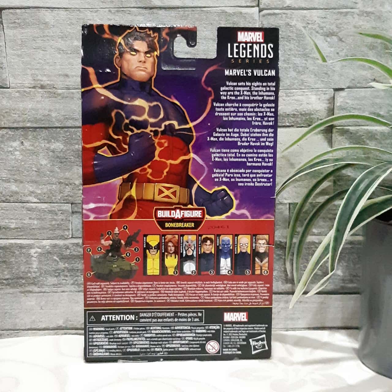 Hasbro Legends Series Build A Figure Bonebreaker X-Men Marvel's Vulcan(s)