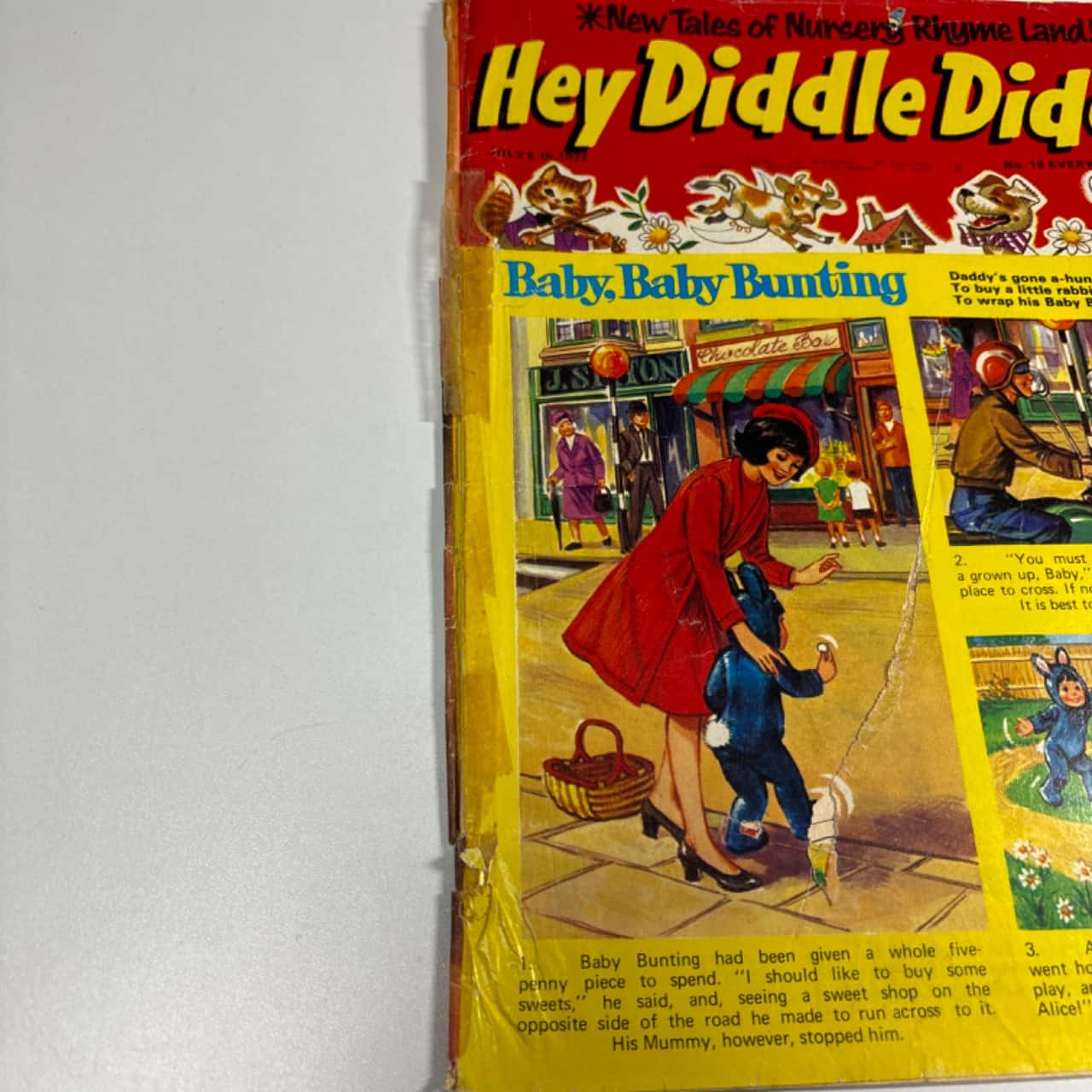 Vintage set of 8 Hey diddle Diddle Magazines