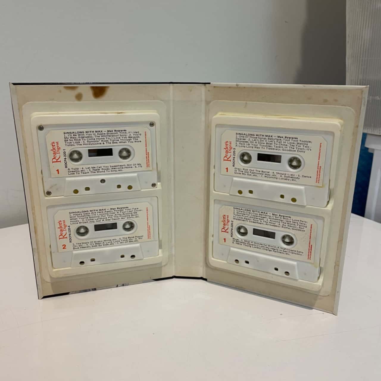 Sing along with Max Cassette tapes x4