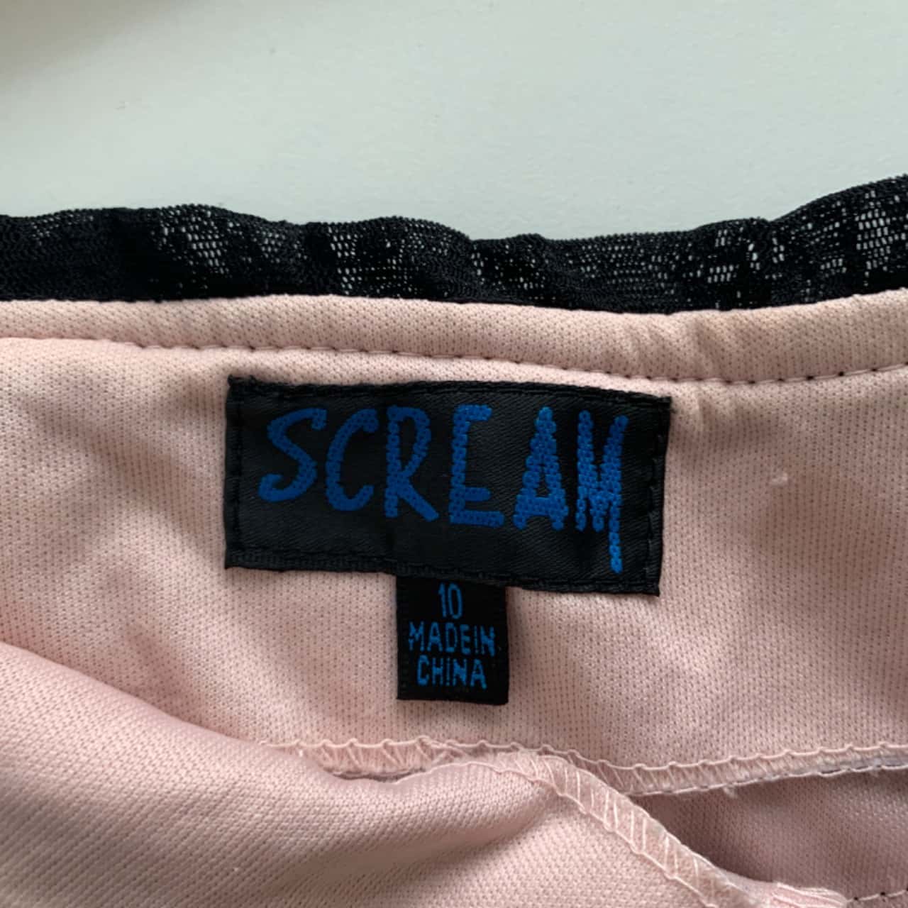 Scream Vintage Y2K Size 10 Black Mini Skirt(s)