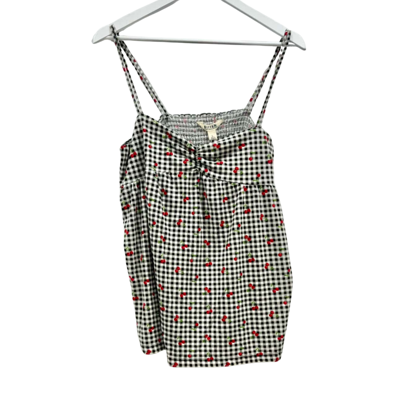 Sarah Jessica Parker Bitten Black /white Check Cherry Pattern Shoe ...